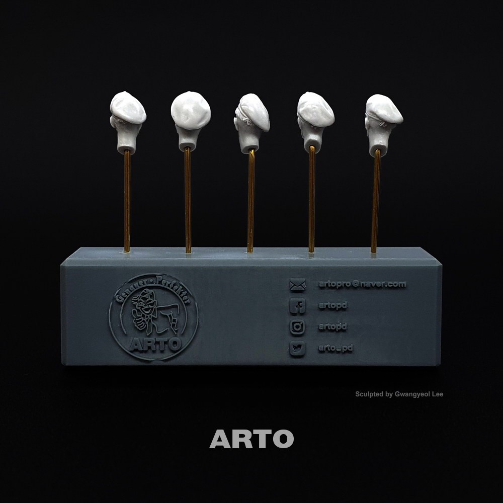 1/35 WWII British Royal Tank Regiment Beret (5 different heads) - ARTO ...