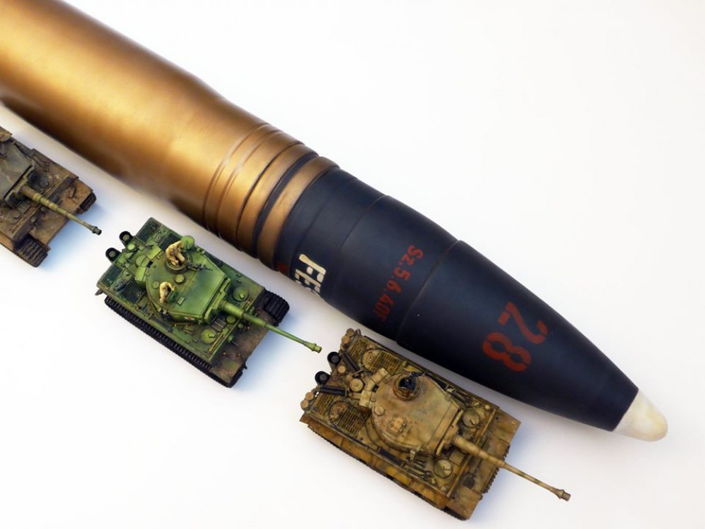 1/1 Tiger I 8.8cm Pzgr.39 (APCBC) L/56 Full Kit