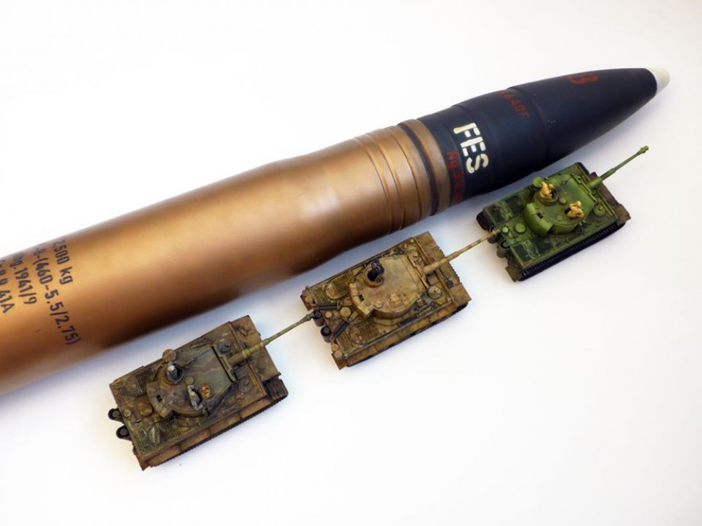 1/1 Tiger I 8.8cm Pzgr.39 (APCBC) L/56 Full Kit