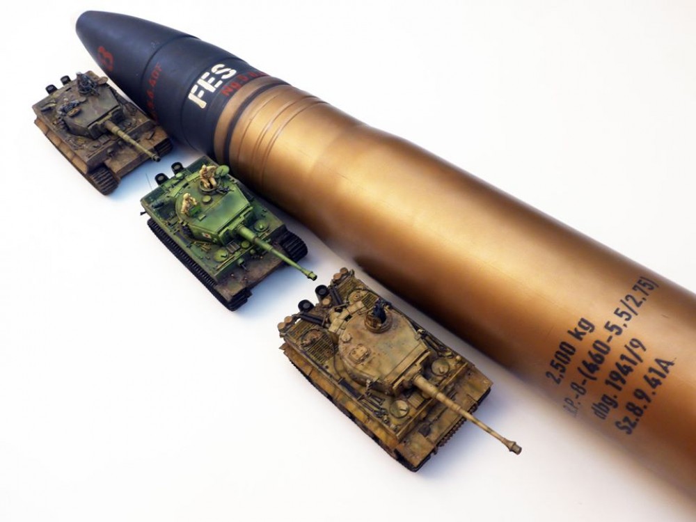 1/1 Tiger I 8.8cm Pzgr.39 (APCBC) L/56 Full Kit