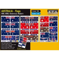 1/35 WWI, WWII, Historical, Modern Australian Flags (3 sheets) ETA ...