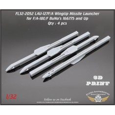 1/32 LAU-127F/A Wingtip Launcher for Trumpeter/Revell F/A-18E/F late ...