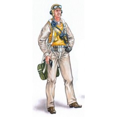 1/48 F4F Wildcat Pilot (1 Figure) Plus Model AL4034