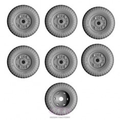 1/35 WWII US Army M8 Combat Wheel Tyres SOL Resin Factory MM739