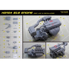 1/24 Honda B18 Engine ZoomOn Z087