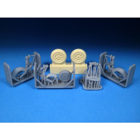1/48 Gloster Meteor MK 8/9 Landing Gear for Airfix kit Barracuda BR-48536