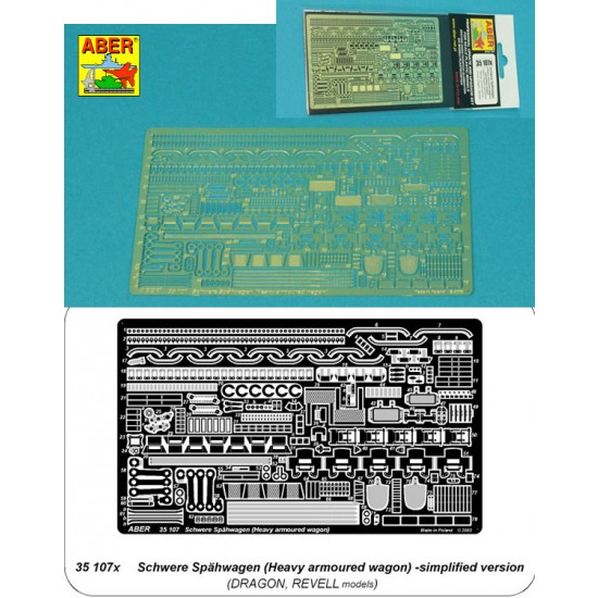 1/35 Schwere Spahwagen (Heavy armoured wagon) Simplified versjon for ...