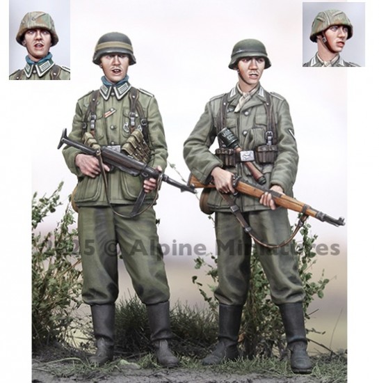 1/35 German Grenadier Set (2 figures) Alpine Miniatures 35332