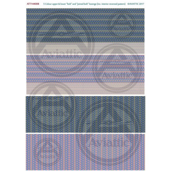 Decals for 1/144 4 Colour Upper & Lower "Bolt" & "Joined Bolt ...