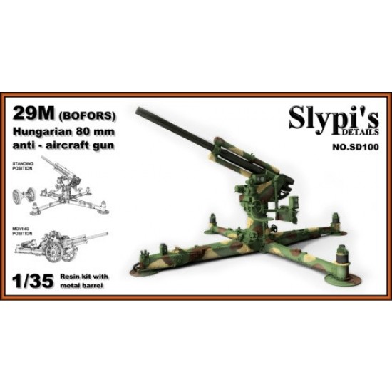 1/35 Hungarian 29M Bofors 8cm AA Gun Balaton Modell SD100