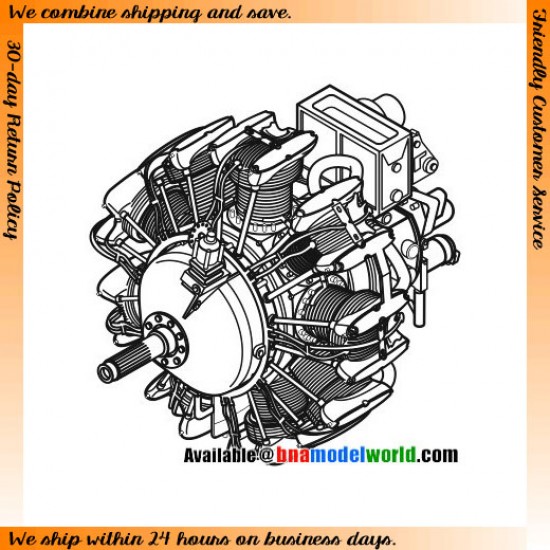 CMK 1/72 WWII US Engine (Wright 1820) | BNA Model World