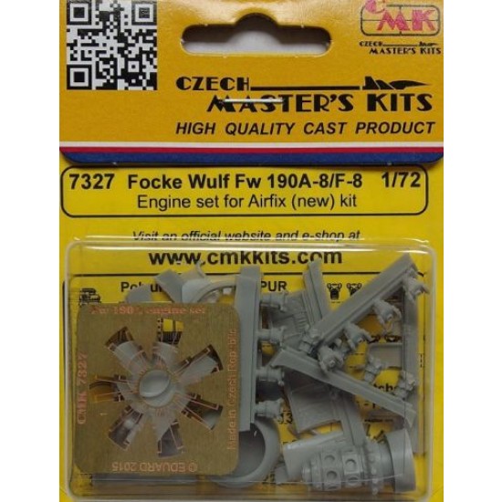 1/72 Focke-Wulf Fw 190A-8/F-8 Engine Set for Airfix A01020/A02066 kits ...