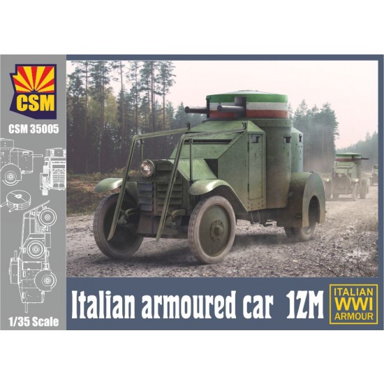 1/35 Italian Armoured Car 1ZM Copper State 35005