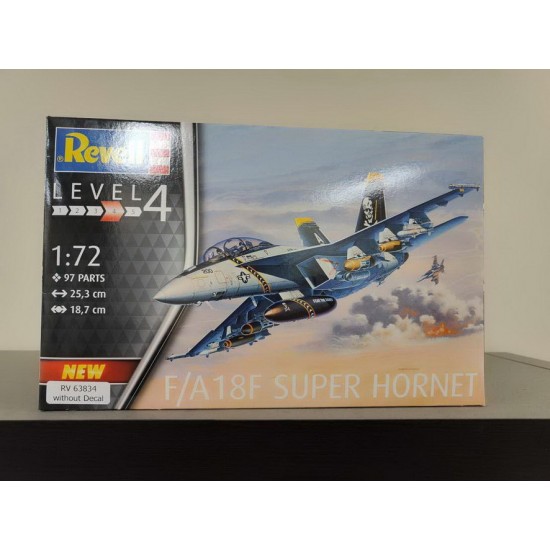 1/72 F/A-18F Super Hornet kit w/Paints (without decal) Revell 63834-DA