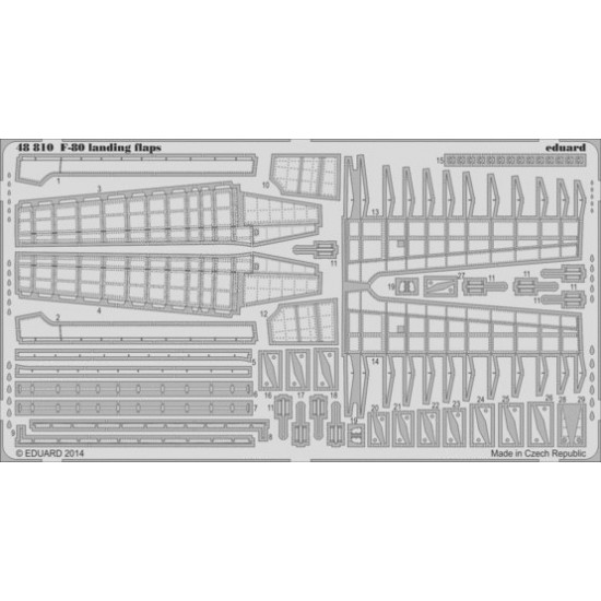 1/48 Lockheed F-80A Shooting Star Landing Flaps for HobbyBoss RF-80A/F ...