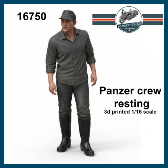 1/16 Panzer Crew At Rest #3 FC Model Trend 16750
