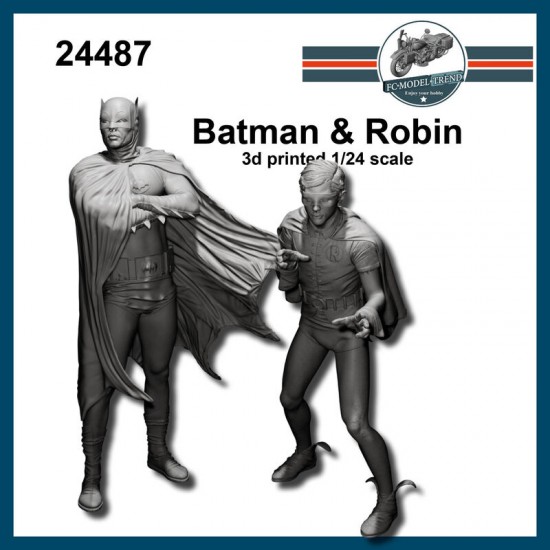 1/24 Batman and Robin (2 figures) FC Model Trend 24487