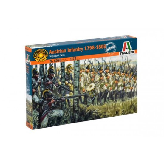 Italeri Models 1/72 Austrian Infantry 1798-1805 in Napoleonic Wars (48 ...