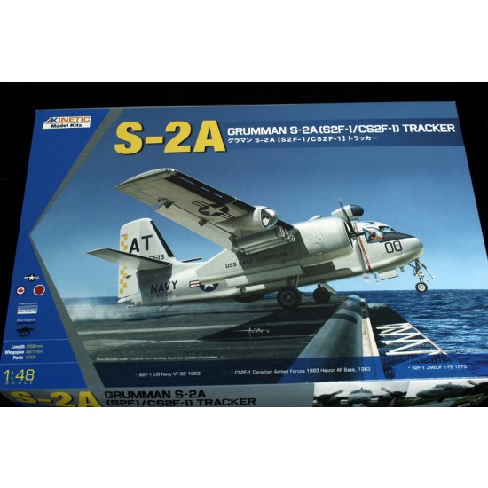 1/48 Grumman S-2A Tracker (S2F-1/CS2F-1) Kinetic K48039