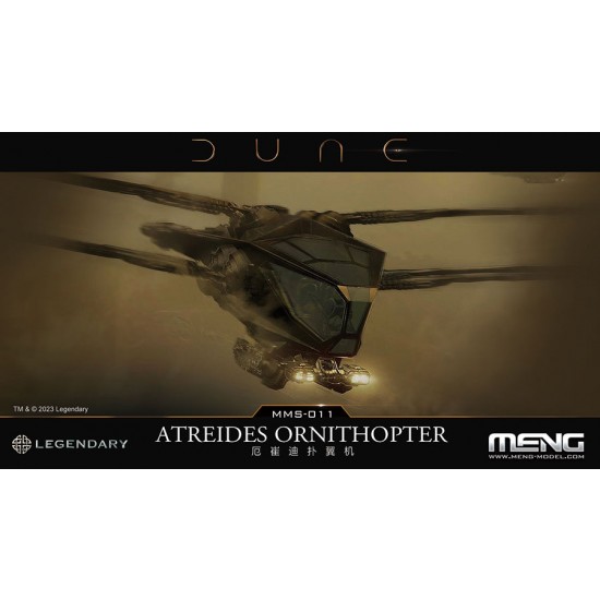 Dune Atreides Ornithopter (wingspan 169mm, length 95mm) Meng MMS011