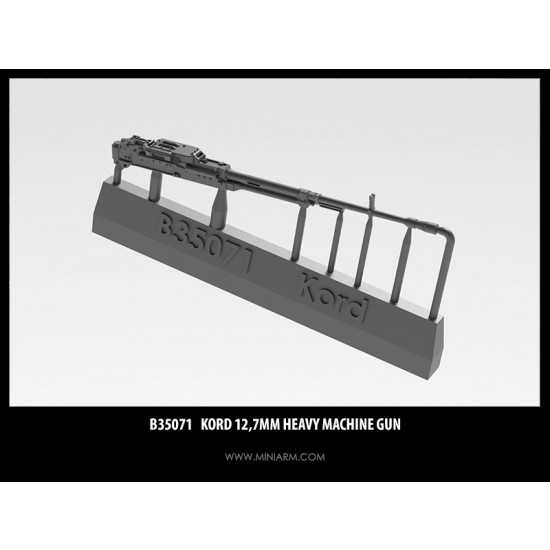 MiniArm Models 1/35 Modern Russian Armour Kord 12.7mm Heavy Machine Gun ...