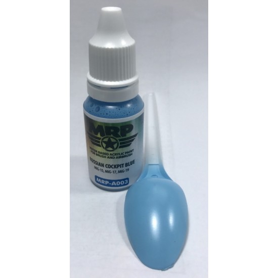 Mr. Paint Acrylic Paint - Russia Cockpit Blue 17ml | BNA Model World