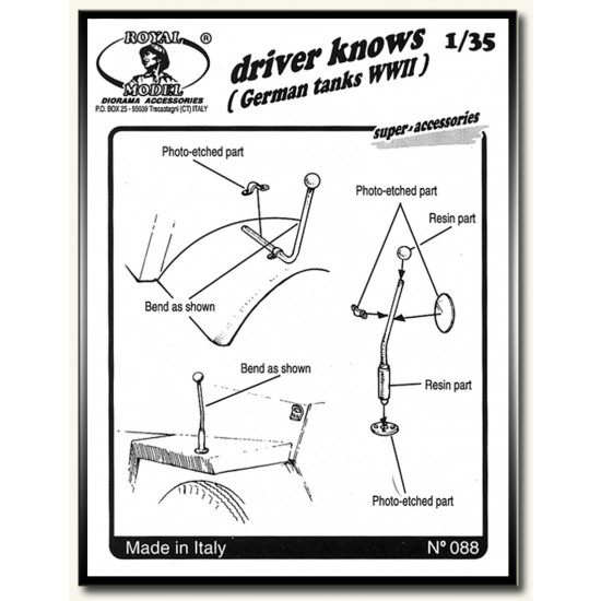 1/35 Driver Knows for WWII German Tanks Royal Models RM088