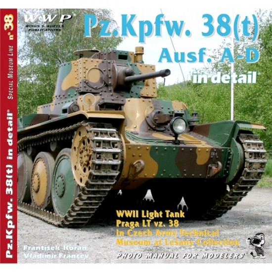 PZ.Kpfw. 38 (t) Ausf. A - D in Detail (Soft cover, 240x225mm, 48 pages ...